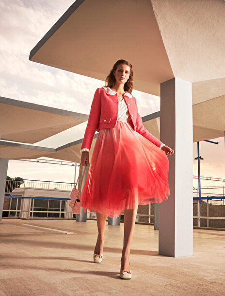 Koton Kadın Cep Detaylı Crop Ceket