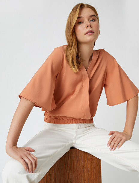 Koton Kadın Çapraz Kapama Bluz