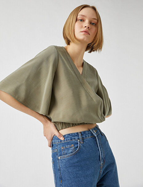 Koton Kadın Çapraz Kapama Bluz