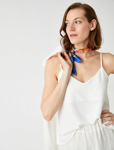 Koton Kadın İnce Askılı Atlet V Yaka