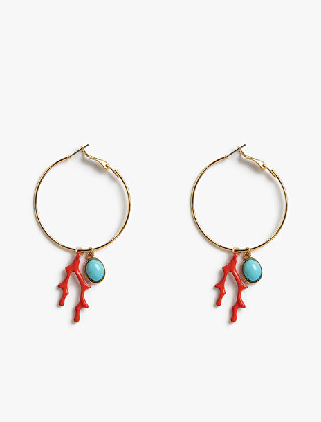 Koton Kadın Taş Detaylı Küpe