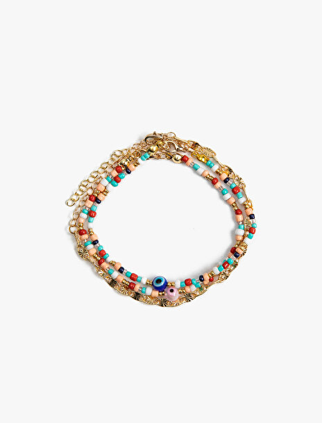 Koton Kadın Boncuk Detaylı Bileklik