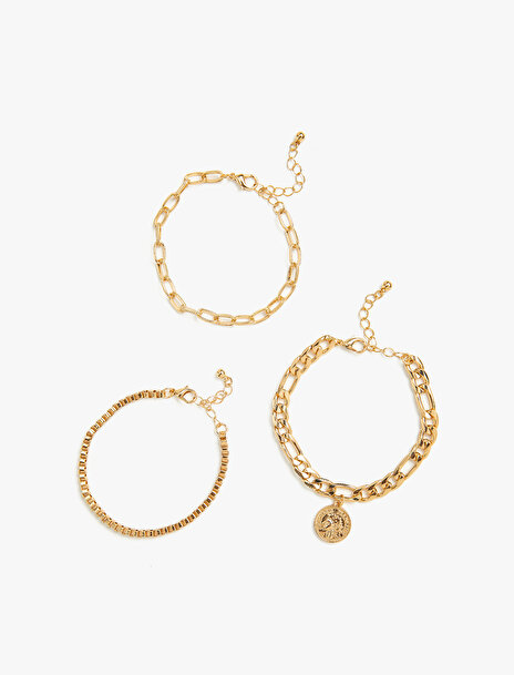 Koton Kadın Çoklu Zincir Bileklik Koton Kadın Çoklu Zincir Bileklik