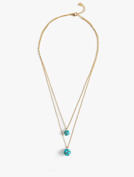 Koton Kadın Boncuk Detaylı Kolye