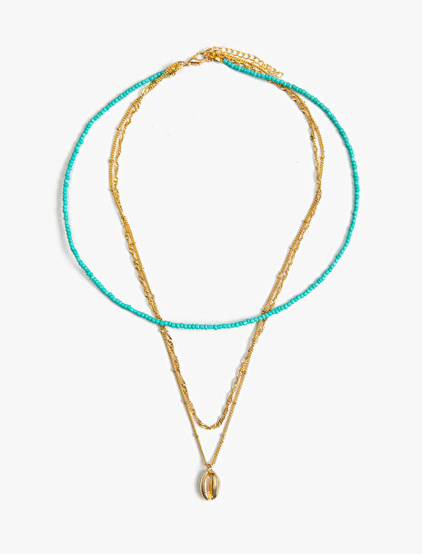 Koton Kadın Boncuk Detaylı Kolye