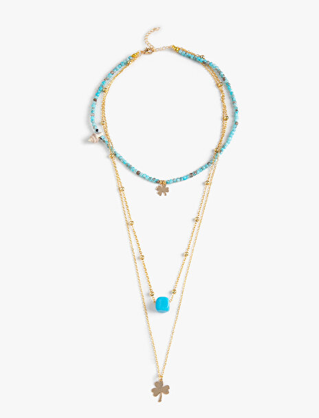 Koton Kadın Boncul Detaylı Kolye Koton Kadın Boncul Detaylı Kolye