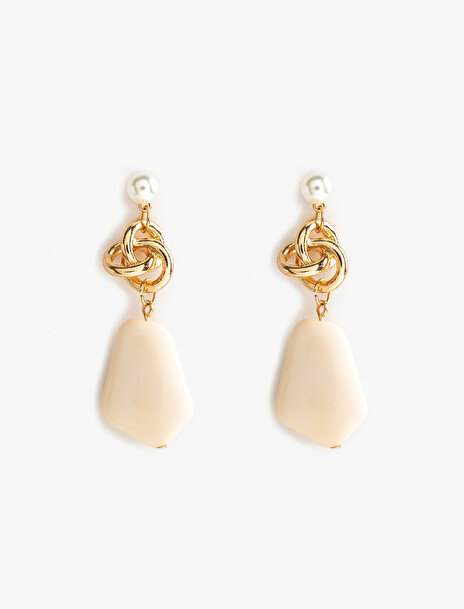 Koton Kadın Taş Detaylı Küpe