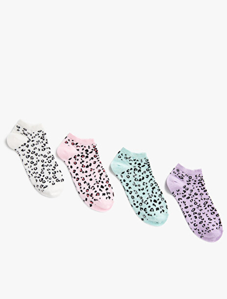 Koton Kadın Leopard Desenli Kadın Çorap Seti