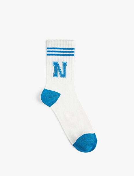 Koton Kadın N Yazılı Baskılı Çorap