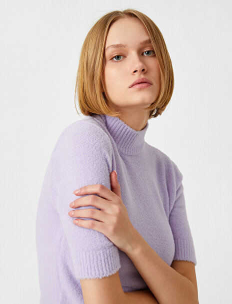 Koton Kadın Yarım Kollu Triko Kazak