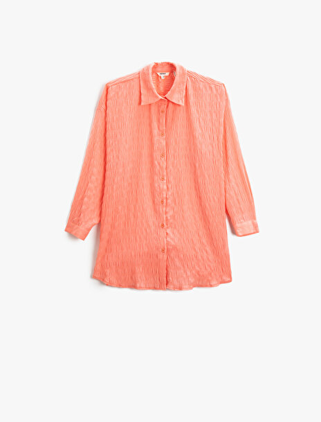 Koton Kadın Basic Plaj Giyim Gömlek Koton Kadın Basic Plaj Giyim Gömlek