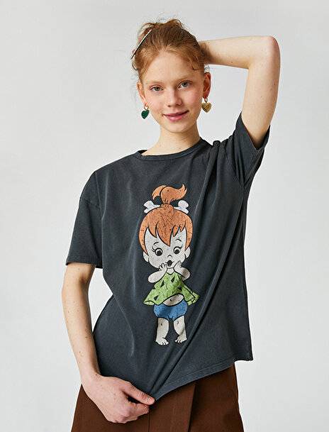 Koton Kadın Warner Bros Lisanslı Baskılı Tişört