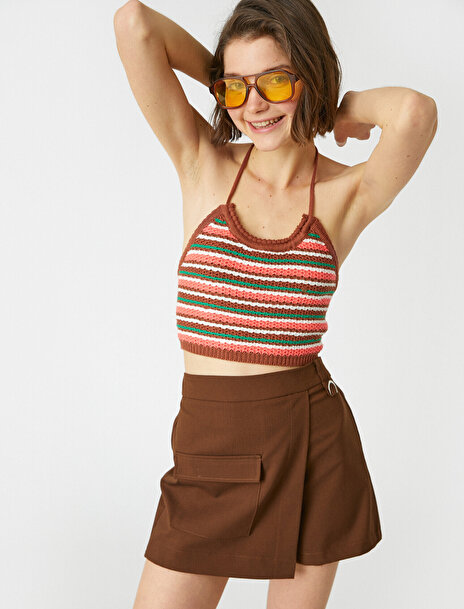 Koton Kadın Halter Yaka Örme Atlet Koton Kadın Halter Yaka Örme Atlet