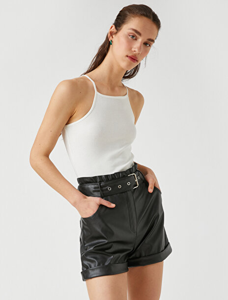 Koton Kadın Halter Yaka Fitilli Atlet Koton Kadın Halter Yaka Fitilli Atlet