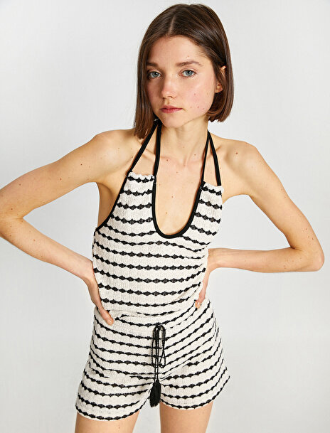 Koton Kadın Halter Yaka Örgü Atlet