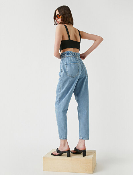Koton Kadın Baggy Fit Kot Pantolon - Baggy Jean