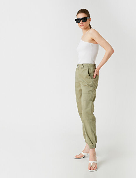 Koton Kadın Kargo Jogger Pantolon Koton Kadın Kargo Jogger Pantolon