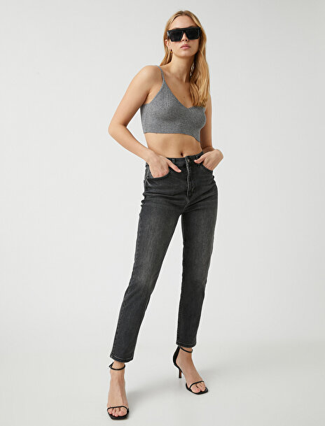 Koton Kadın Slim Straight Fit Kot Pantolon - Eve Slim Jean Koton Kadın Slim Straight Fit Kot Pantolon - Eve Slim Jean