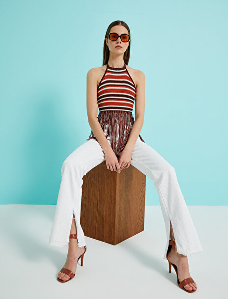 Koton Kadın Slim Flare Fit Kot Pantolon - Victoria/Slim Jean Koton Kadın Slim Flare Fit Kot Pantolon - Victoria/Slim Jean