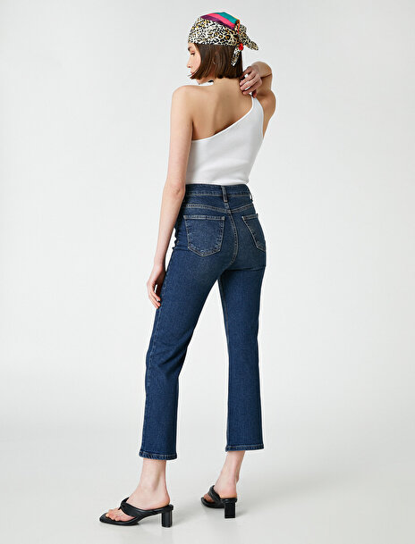 Koton Kadın Kick Flare Kot Pantolon - Victoria / Crop Jean Koton Kadın Kick Flare Kot Pantolon - Victoria / Crop Jean