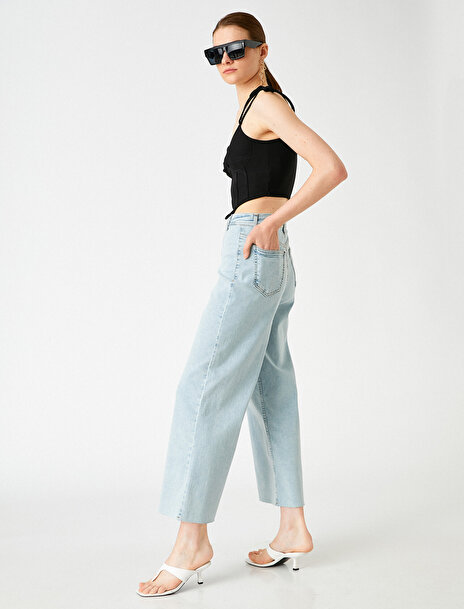 Koton Kadın Culotte Kot Pantolon-Sandra Jean