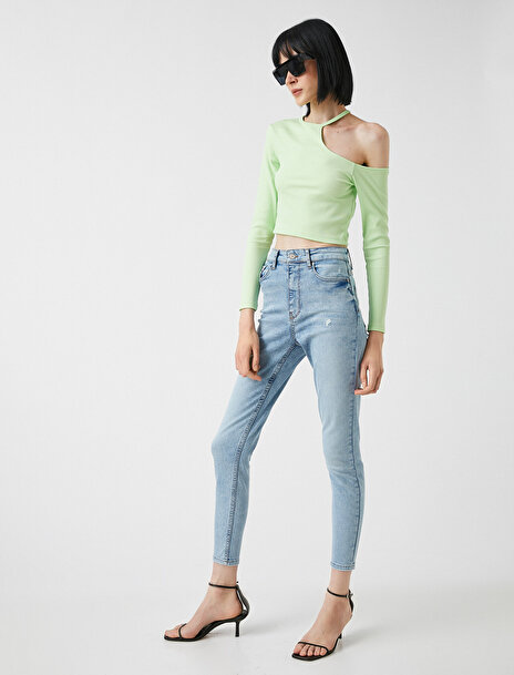 Koton Kadın Dar Kesim Yüksek Bel Dar Paça Kot Pantolon - Carmen Skinny Jean Koton Kadın Dar Kesim Yüksek Bel Dar Paça Kot Pantolon - Carmen Skinny Jean