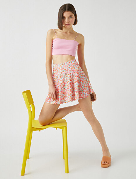 Koton Kadın Fırfırlı Mini Etek