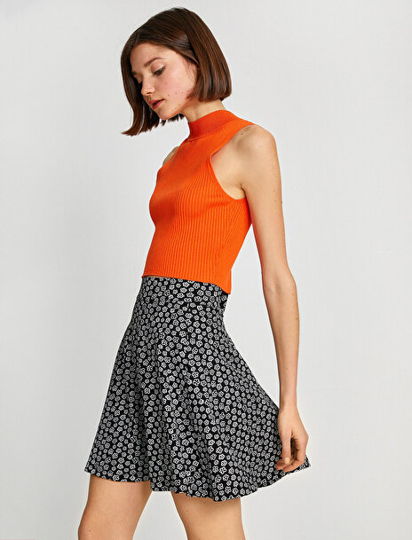 Koton Kadın Fırfırlı Mini Etek