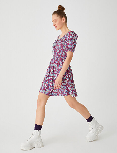 Koton Kadın Kısa Kollu Mini Elbise