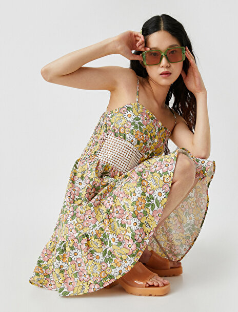 Koton Kadın İnce Askılı Mini Elbise