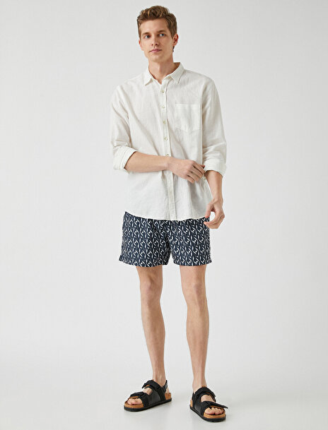 Koton Erkek Baskılı Mayo