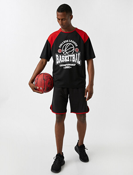 Koton Erkek Tişört Slogan Baskılı Yuvarlak Yaka Kısa Kollu