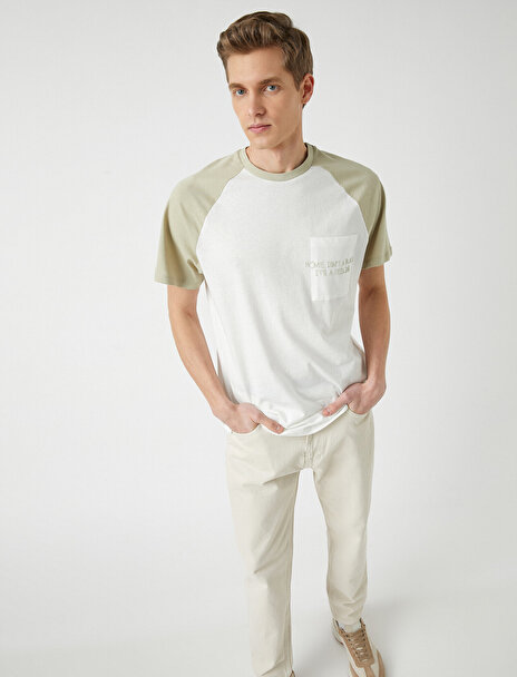 Koton Erkek Reglan Kol Cepli Tişört