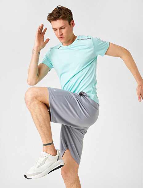 Koton Erkek Baskı Detaylı Spor Tişört