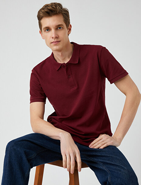 Koton Erkek Slim Fit Basic Polo Yaka Tişört Koton Erkek Slim Fit Basic Polo Yaka Tişört