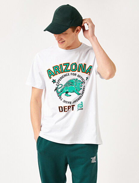 Koton Erkek Arizona Baskılı Tişört Koton Erkek Arizona Baskılı Tişört