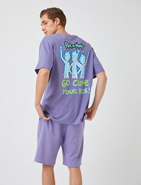 Koton Erkek Rick and Morty Oversize Tişört Lisanslı Baskılı Koton Erkek Rick and Morty Oversize Tişört Lisanslı Baskılı