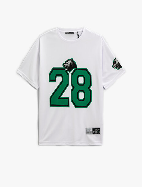 Koton Erkek Oversize Kolej Baskılı Tişört