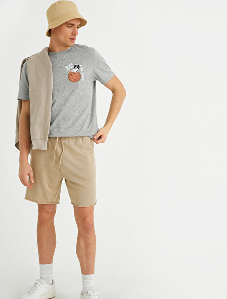 Koton Erkek Köpek Baskılı Tişört