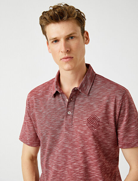 Koton Erkek Kırçıllı Polo Yaka Tişört