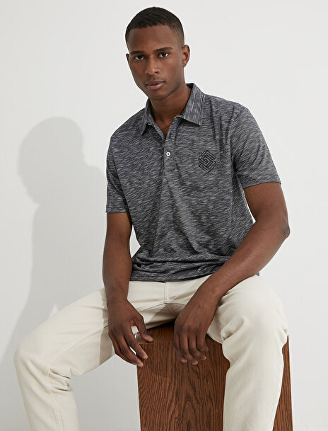 Koton Erkek Kırçıllı Polo Yaka Tişört