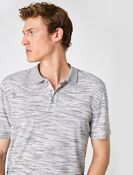 Koton Erkek Kırçıllı Polo Yaka Tişört