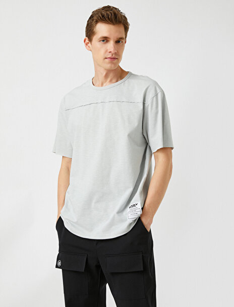 Koton Erkek Oversize Etiketli Tişört