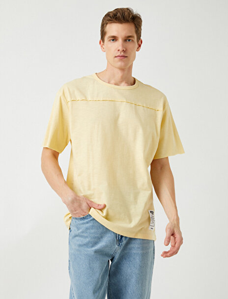 Koton Erkek Oversize Etiketli Tişört