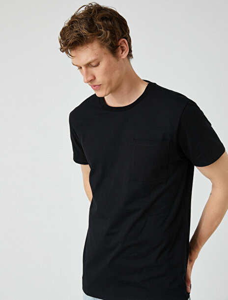 Koton Erkek Cepli Basic Tişört