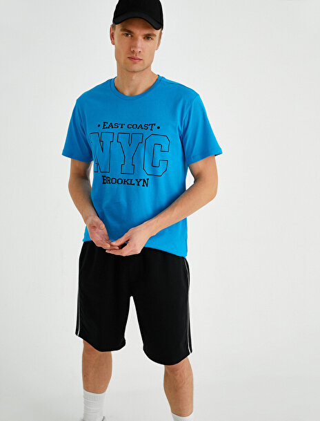 Koton Erkek Brooklyn Baskılı Standart Fit Tişört