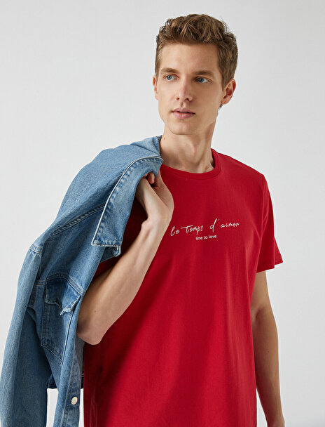 Koton Erkek Regular Fit Baskılı Tişört