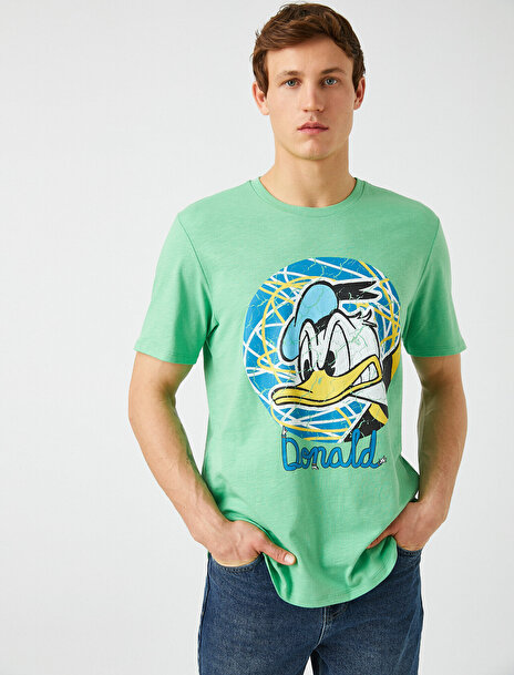 Koton Erkek Donald Duck Tişört Lisanslı Baskılı