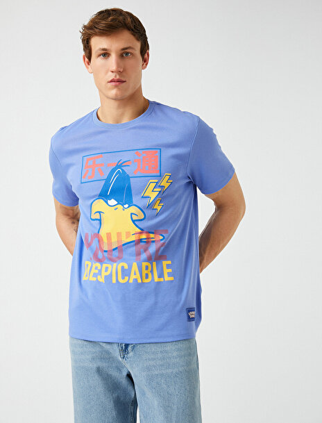 Koton Erkek Duffy Duck Oversize Tişört Lisanslı Baskılı Koton Erkek Duffy Duck Oversize Tişört Lisanslı Baskılı