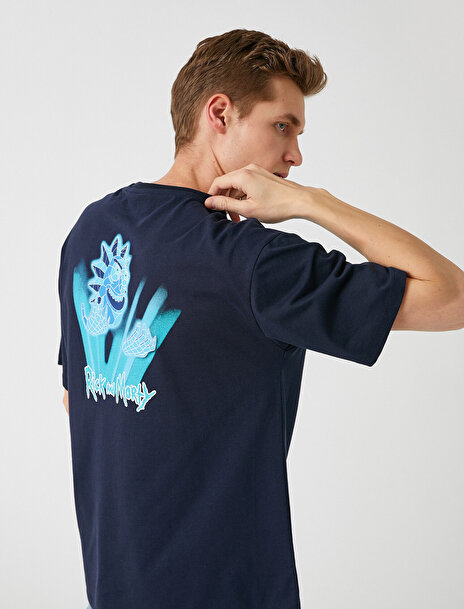 Koton Erkek Rick and Morty Oversize Tişört Lisanslı Baskılı Koton Erkek Rick and Morty Oversize Tişört Lisanslı Baskılı